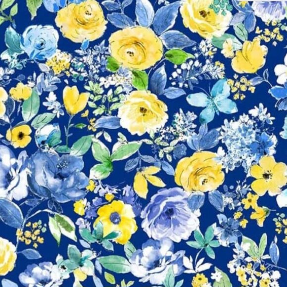 Michael Miller Fabrics | Office | Blue Muse Collection By Michael ...